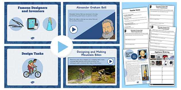 Famous Inventors and Inventions Lesson Teaching Pack