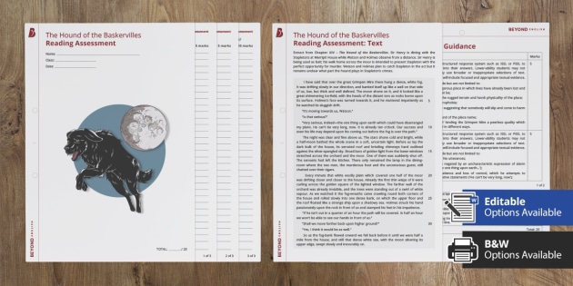 The Hound of the Baskervilles Assessment | Beyond English