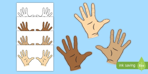 Hands Display Cut Outs (teacher made)