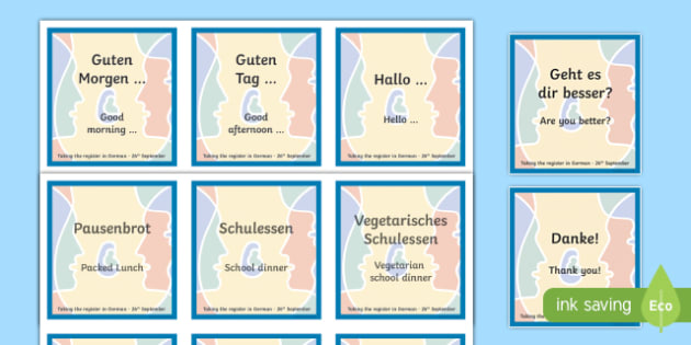 European Day of Languages: Taking the Register in German