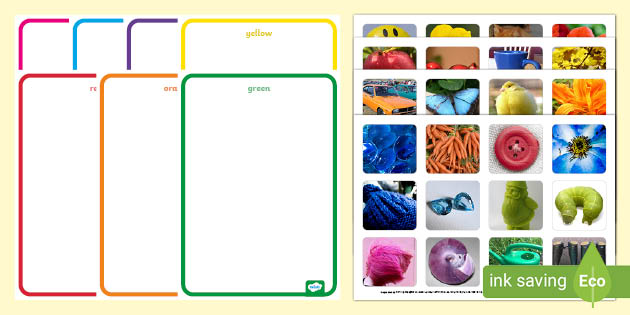 Photo Colour Sorting Activity | Teaching Resource