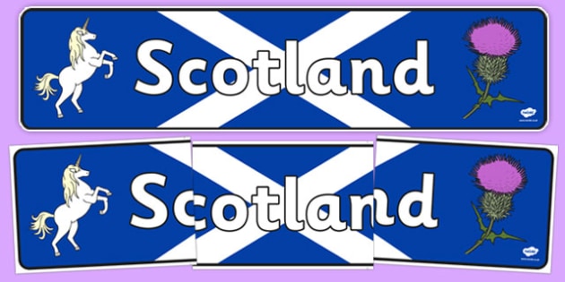 Scotland Role Play Display Banner (teacher made)