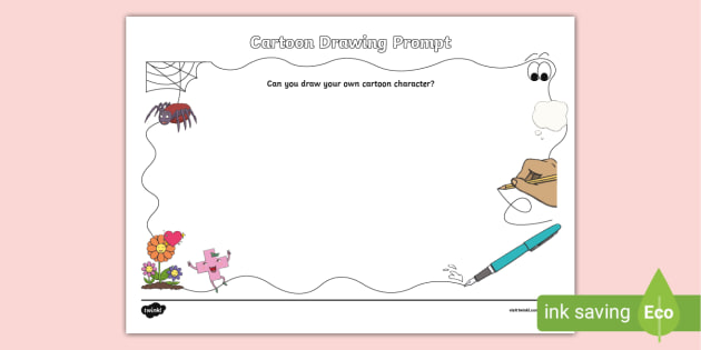 FREE! - Cartoon Drawing Prompt (Teacher-Made)