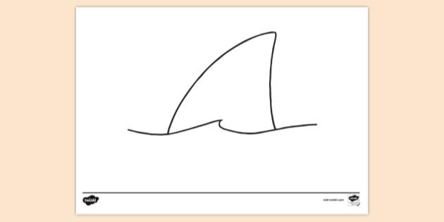 Fin Colouring Sheet | Colouring Sheets