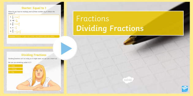 Dividing Fractions PowerPoint | KS3 Maths | Beyond Secondary