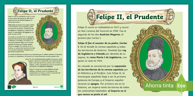 Felipe Ii Biografia