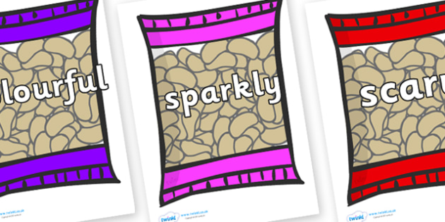 Wow Words on Crisps (teacher made)