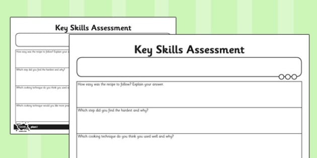 Global Food Worksheet / Worksheet Key Skills Assessment