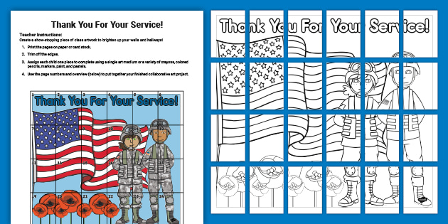 Memorial Day Thank You For Your Service | Twinkl USA