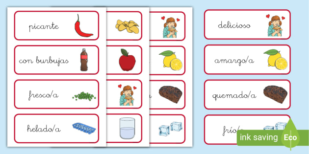 Tarjetas de vocabulario: La comida | Recursos | Twinkl