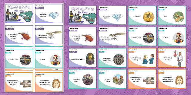 KS2 Mystery/Detective Story Prompt Cards | Twinkl Originals