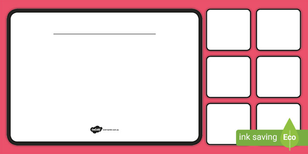 Blank Sorting Cards (teacher made)