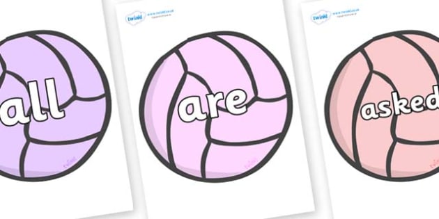 FREE! - Tricky Words on Balls (teacher made)