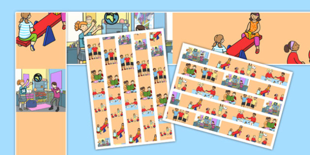 Classroom Themed A3 Display Borders (teacher made)