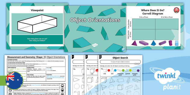 Year 2 Shape: Properties of Objects Lesson 4 (teacher made)