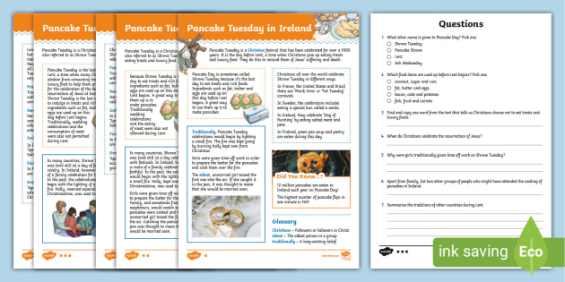 Shrove Tuesday | KS2 Resources (teacher made)