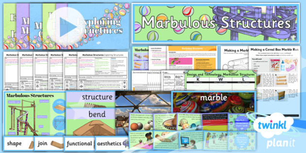 DT: Marbulous Structures UKS2 Unit Pack (teacher made)