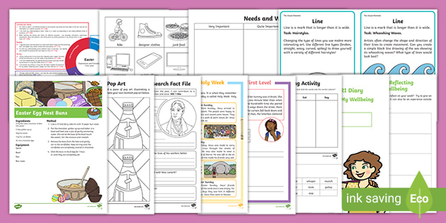 FREE! - First Level School Closure Home Learning Pack