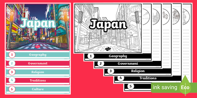 Japan Flipbook (teacher made)