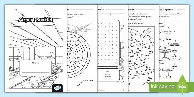 Airport Booklet (teacher made)