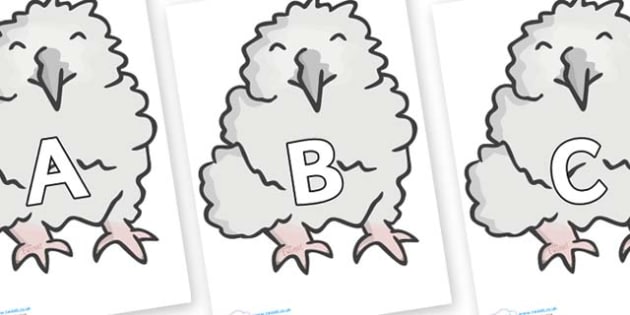 FREE! - A-Z Alphabet on Baby Owls (Teacher-Made)