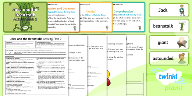 Jack and the Beanstalk Guided Reading 2 Y2 (teacher made)