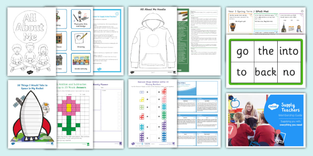 Free Supply Teachers Resource Taster Pack (teacher made)