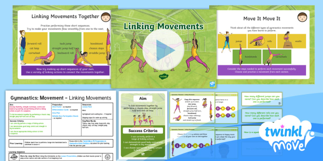 Linking Movements - Year 3 PE Gymnastics Lesson