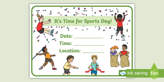 * NEW * Sports Day Poster (teacher made)