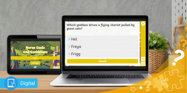 Norse Gods and Goddesses Fun Interactive Quiz - Twinkl