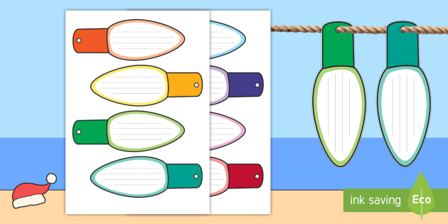 Our Class Lights the Way! Class Compliments Display Cut-Outs