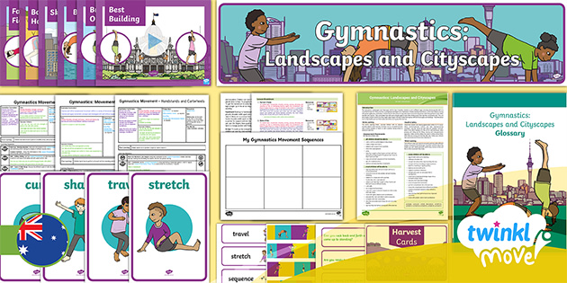 Move PE Year 2 Gymnastics: Landscapes and Cityscapes Unit Pack