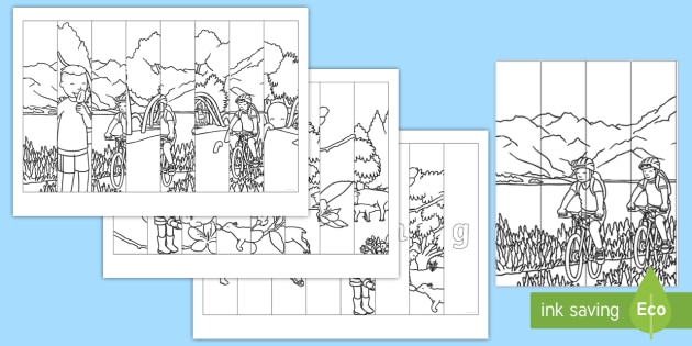 Spring Agamographs Colouring Pages (teacher made)