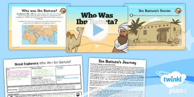 History: Great Explorers: Who Was Ibn Battuta KS1 Lesson Pack 2
