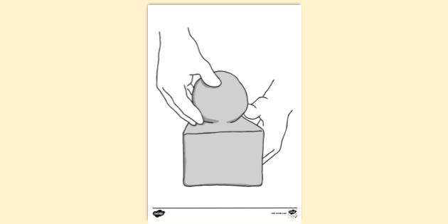 FREE! - Clay Sculpture Colouring Sheet | Colouring Sheets