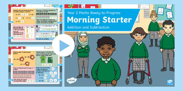 👉 Year 2 Maths Ready-to-Progress Morning Starter: Addition and Subtraction