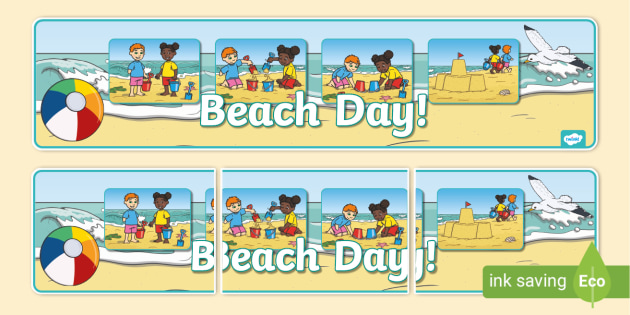 Beach Day Display Banner (Teacher-Made)