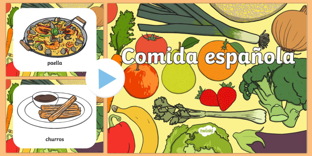 Spanish Food PowerPoint (teacher made)