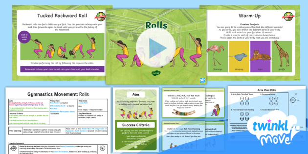 Forward Roll - Year 3 PE Gymnastics Lesson (teacher made)