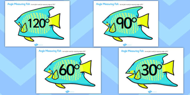 Angle Measuring Fish (teacher made)
