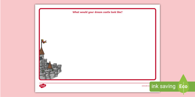 FREE! - Castle Drawing Prompt (Teacher-Made)