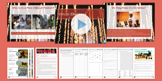 KS3/4 Geography Ethical Christmas Lesson Pack (teacher made)