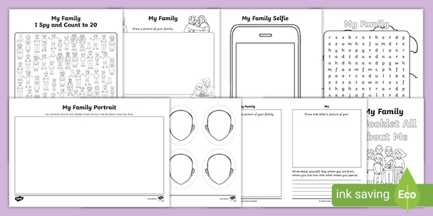 History First/Second Class My Family Pack 1 (teacher made)