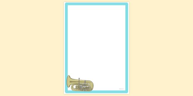 FREE! - 👉 Tuba Page Border (teacher made)