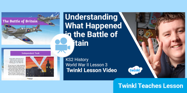 FREE! - KS2 (Ages 7-11) History: World War II Video Lesson 3