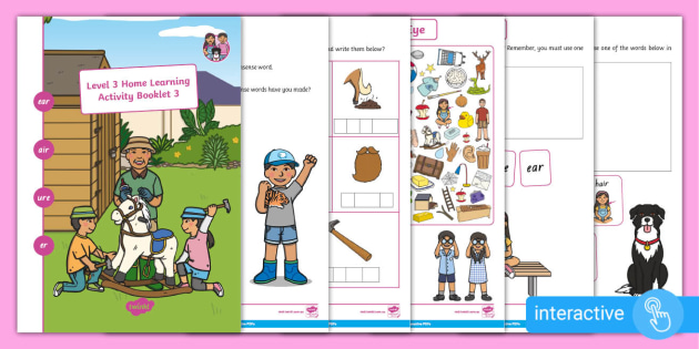 Interactive: Home Learning Activity Booklet Level 3 Book 3