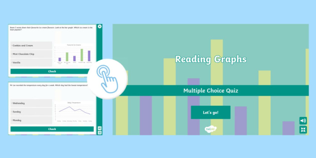 Reading Graphs Interactive Quiz (teacher made)