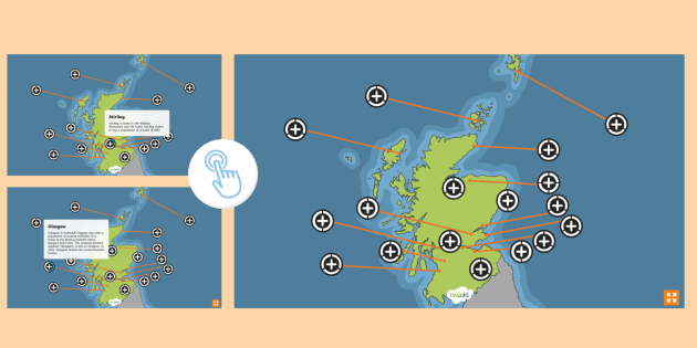 Scotland's Cities and Towns Interactive Hotspots