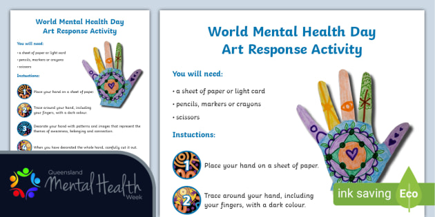 FREE! - World Mental Health Day Art Response F-2