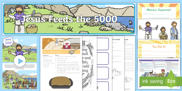 Jesus Feeds the 5,000 Teaching Pack (teacher made)